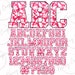 Cowgirl Alphabet Png Files Bundle, Cowgirl Doodle Letters Png, Western ...