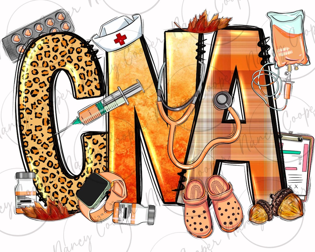 CNA Certified Nursing Assistant Nurse Png Sublimation Design Download ...