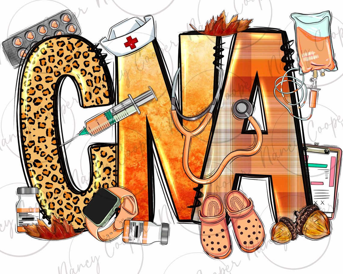 CNA Certified Nursing Assistant Nurse Png Sublimation Design - Etsy