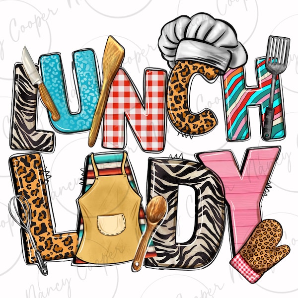 Lunch Lady Svg - Etsy