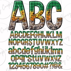 Fall Alphabet Png Files Bundle, Fall Doodle Letters Png, Fall Letters ...