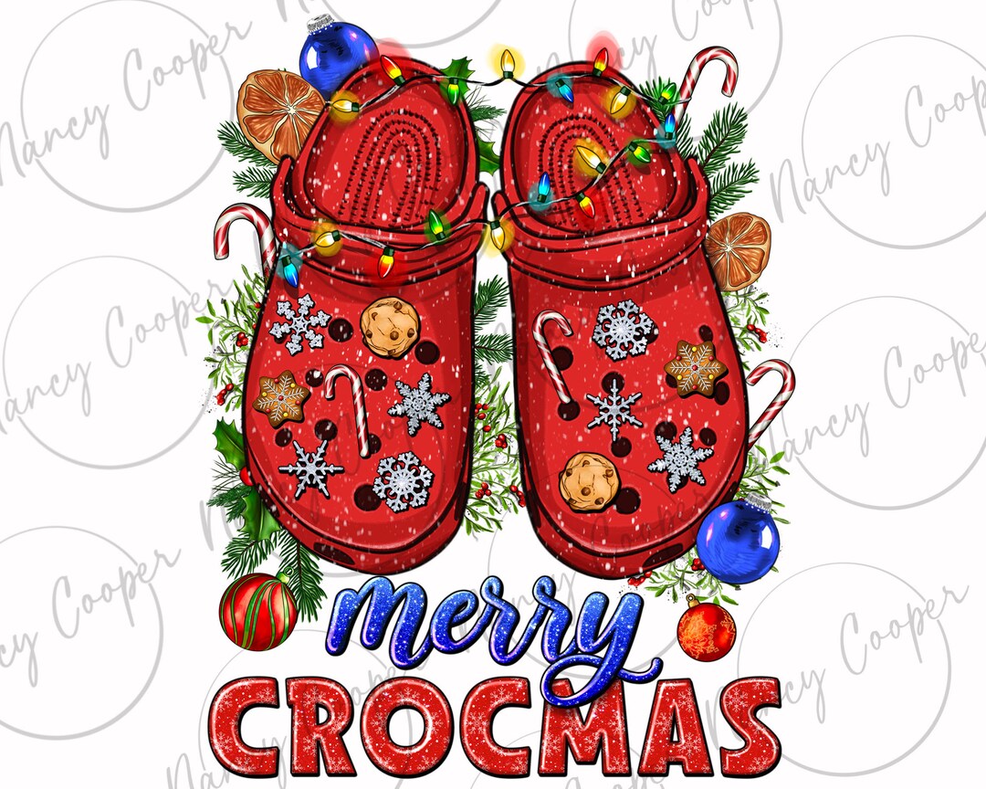 Merry Crocmas Png Sublimation Design Download, Christmas Png, Merry ...