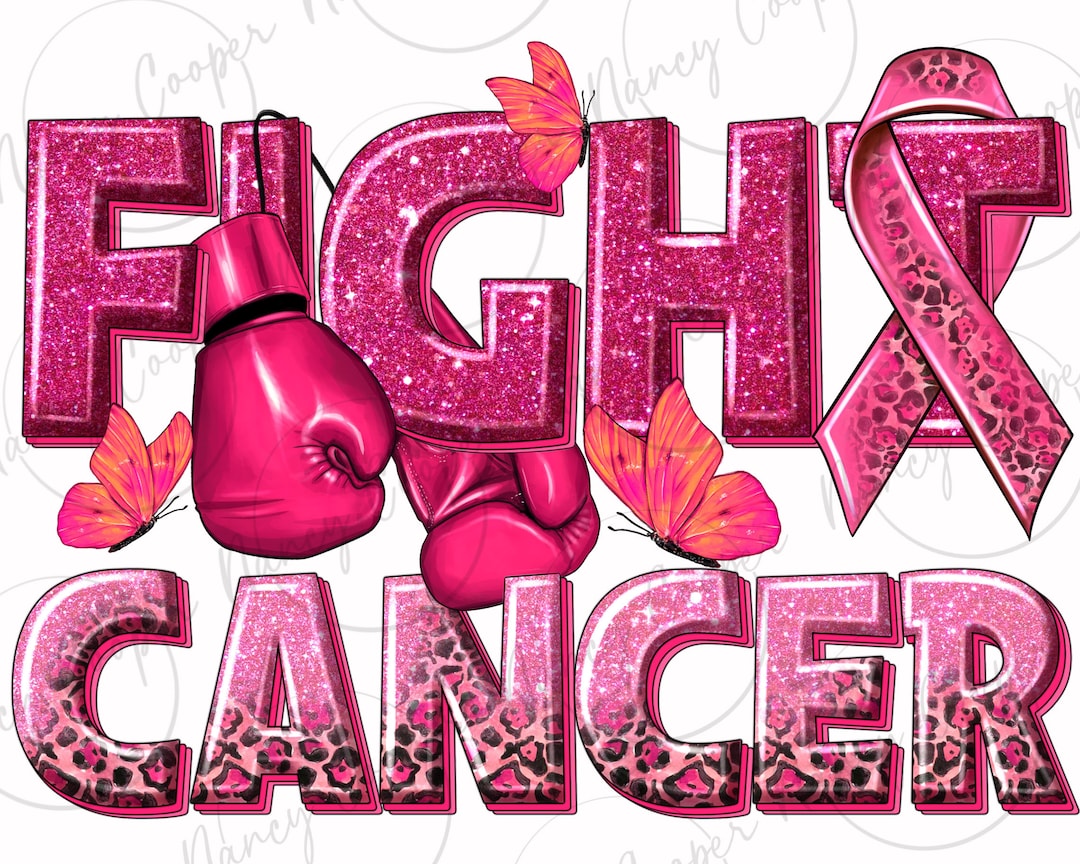 Fight Cancer Png Sublimation Design Download, Breast Cancer Png, Cancer ...