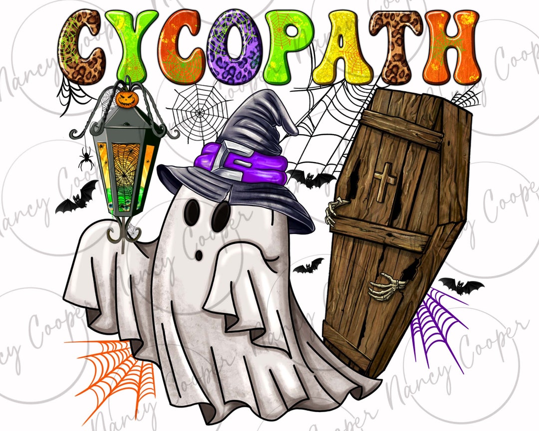 Cycopath Png Sublimation Design Download, Spooky Season Png, Happy ...