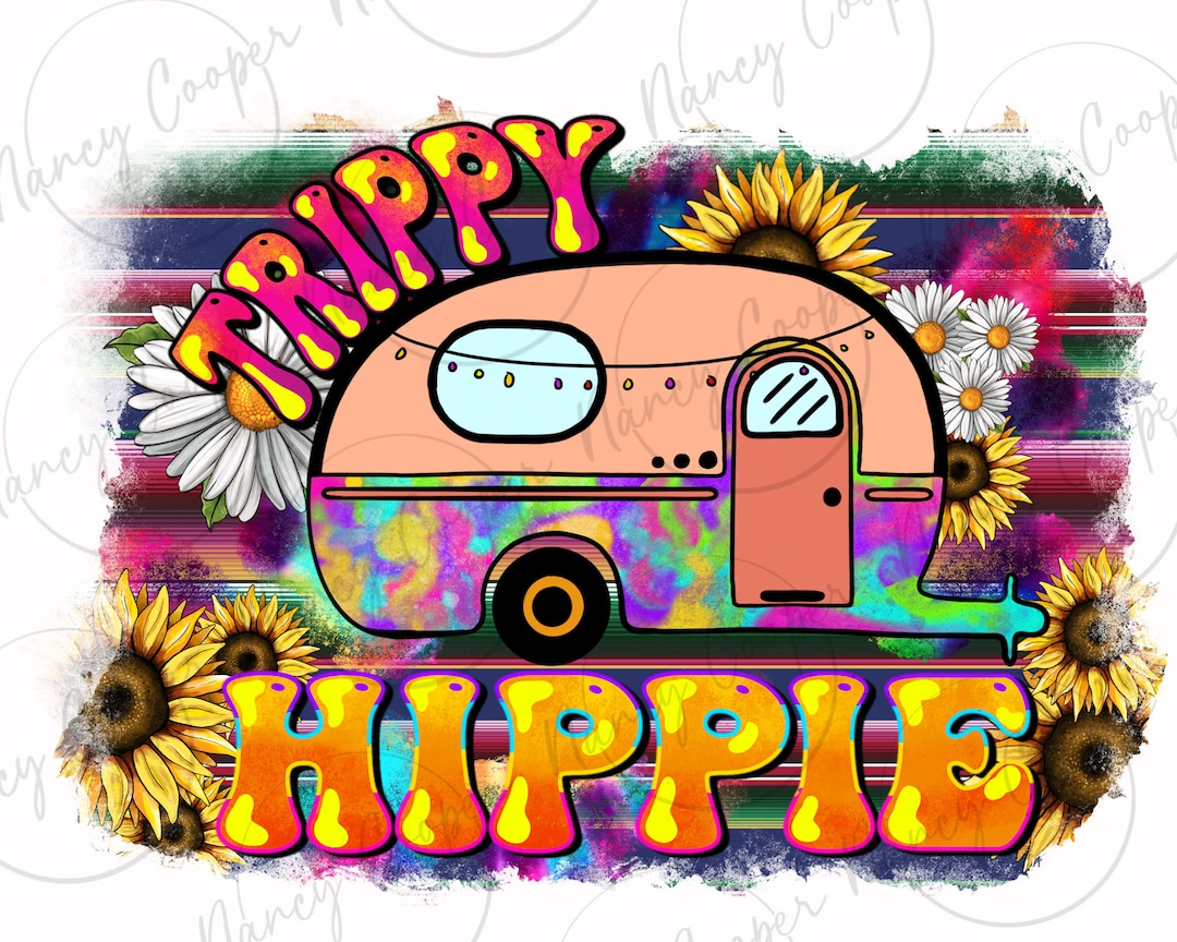 Trippy Hippie Png Sublimation Design Download, Hippie Soul Png, Hippie ...