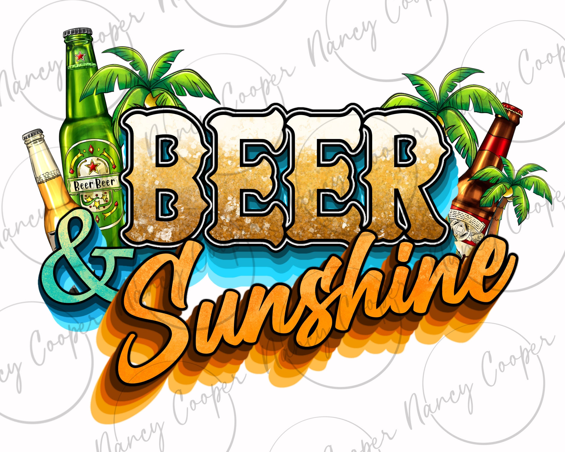 Beer and Sunshine Png Sublimation Design Download, Beer Png, Summer Png ...