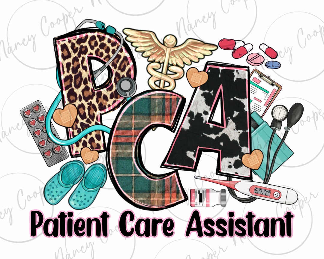PCA Patient Care Assistant Western Png Sublimation Design Download ...