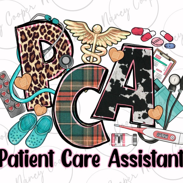 Patient Care Assistant Png - Etsy