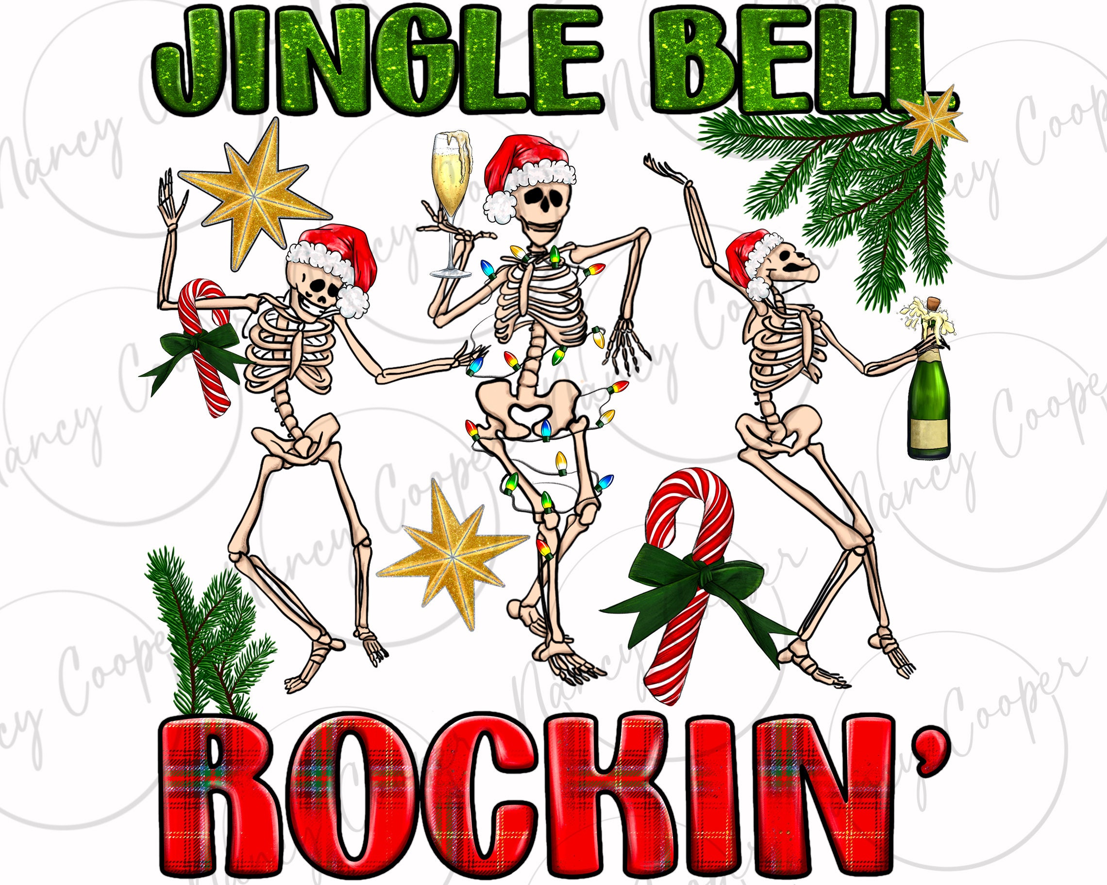 Jingle Bell Rockin' Png Sublimation Design Download, Merry Christmas ...