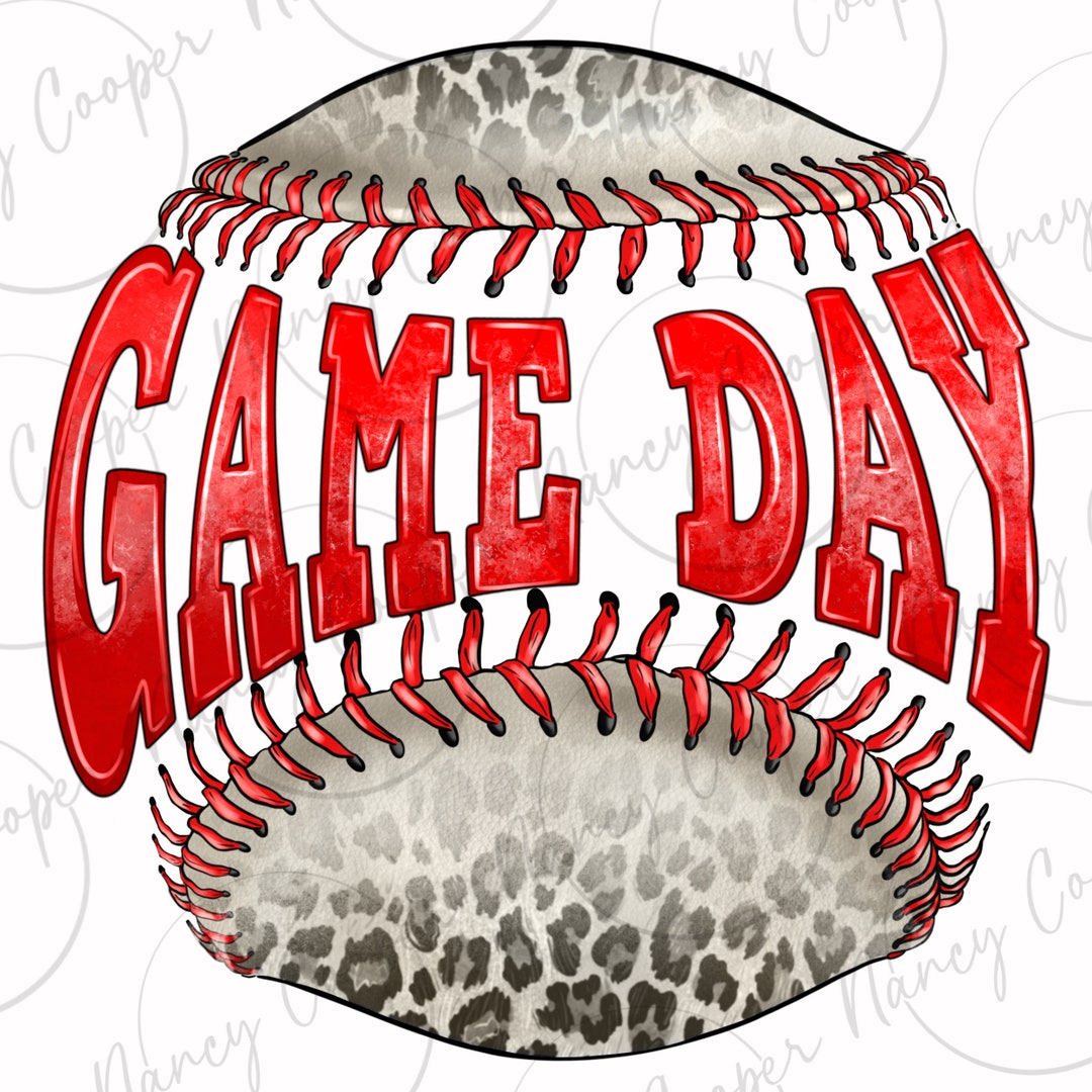 Game Day Leopard Baseball Png Sublimation Design Download, Sport Png ...