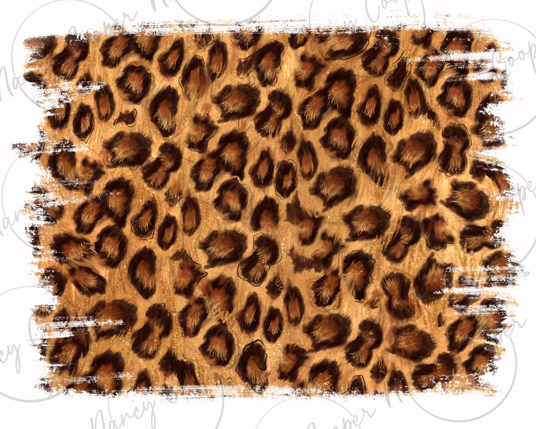 Leopard Background Png Sublimation Design Download, Western Background ...