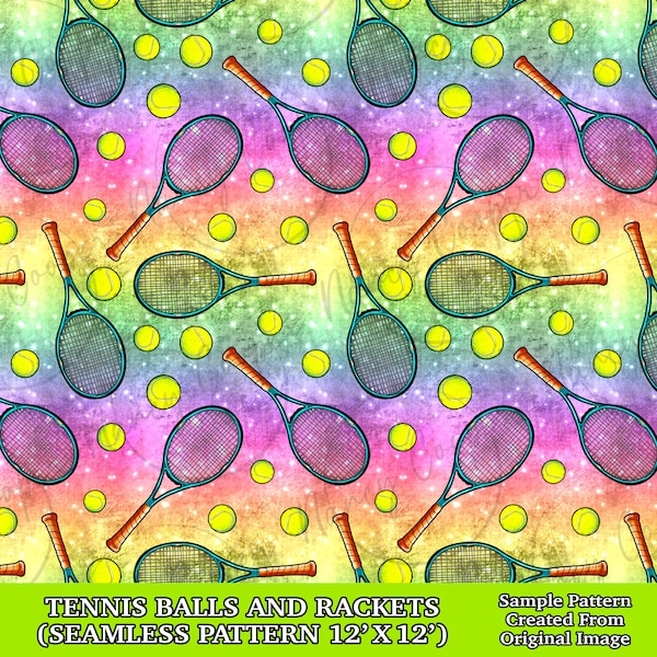Tennis Digital Paper - Etsy