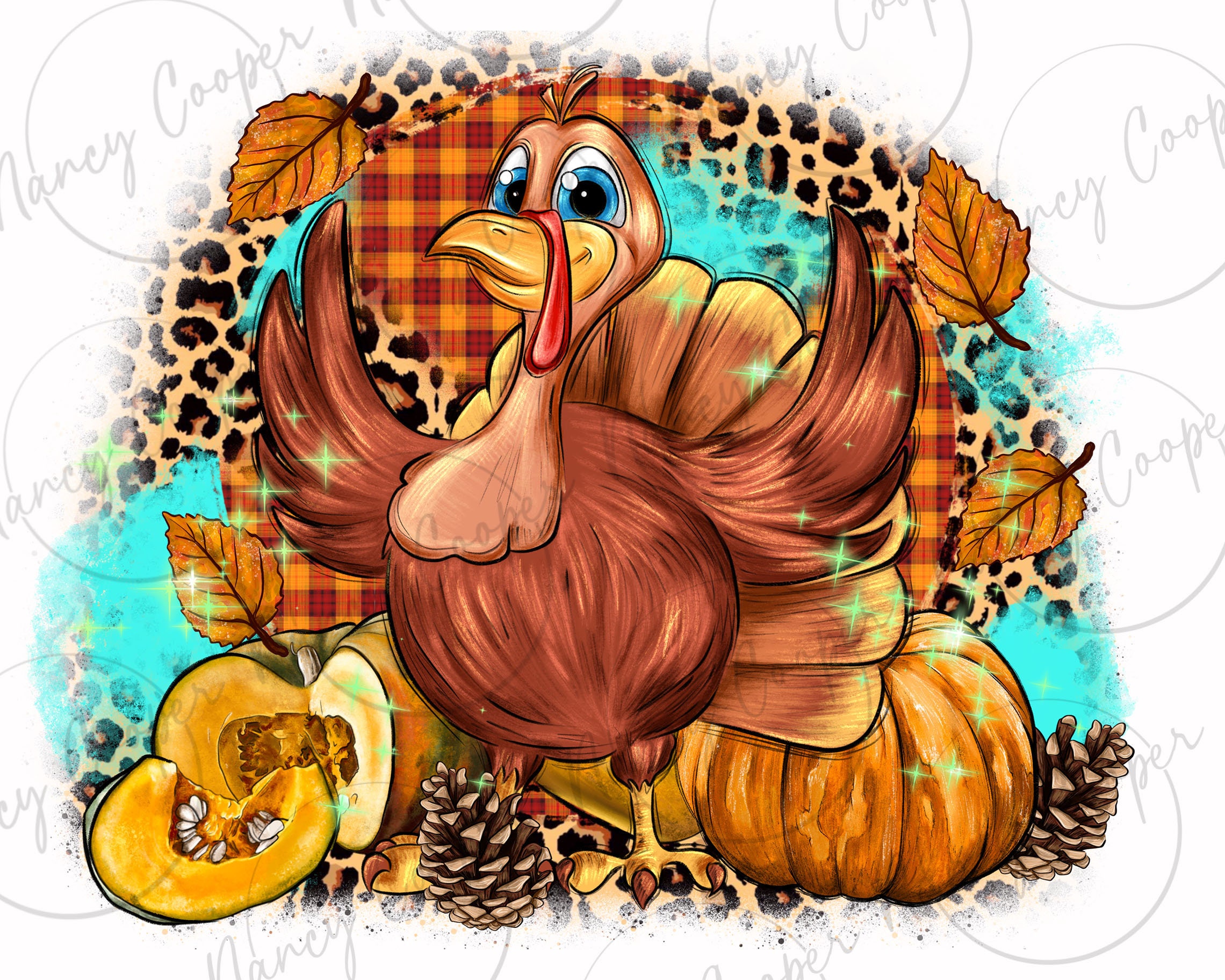 Turkey Pumpkins Png Sublimation Design Download Hello Fall - Etsy