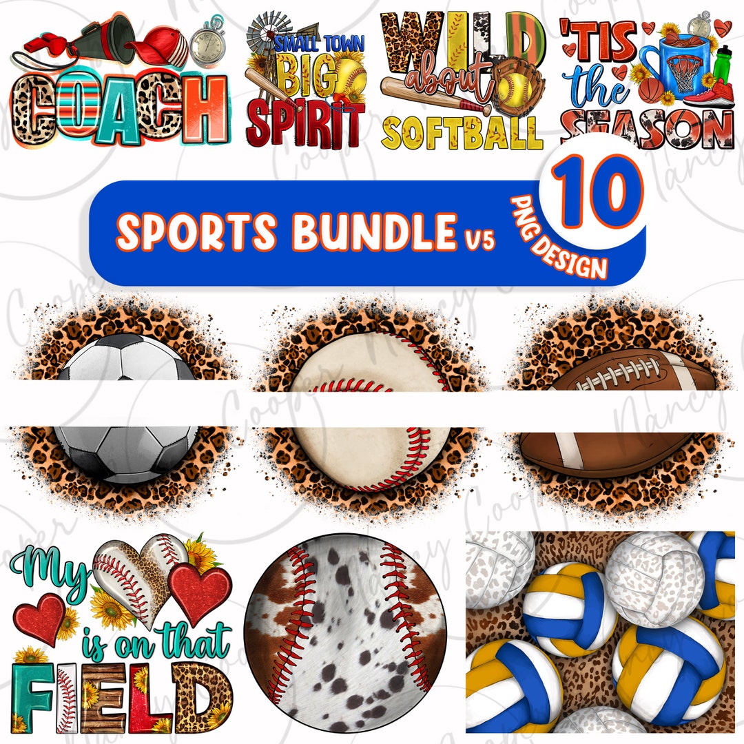Sports Bundle V5 Png Sublimation Design Download, Game Day Png, Sport ...