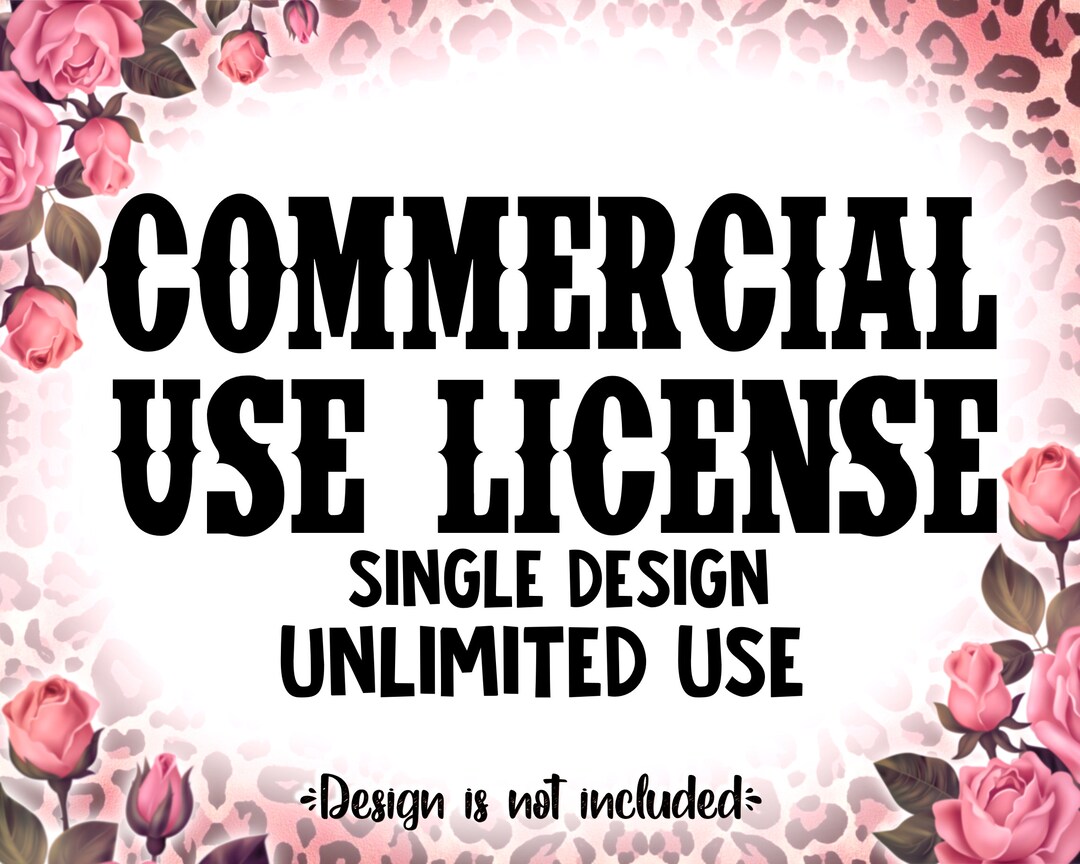 Commercial Use License for Small Businesses and Physical Products ...
