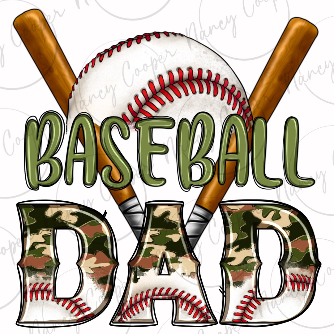 Baseball Dad Png Sublimation Design Download, Baseball Sport Png ...