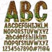 Safari Alphabet Bundle Png, Western Alphabet Png, Western Doodle ...