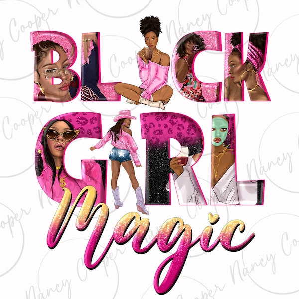 Black Girl Magic Art - Etsy