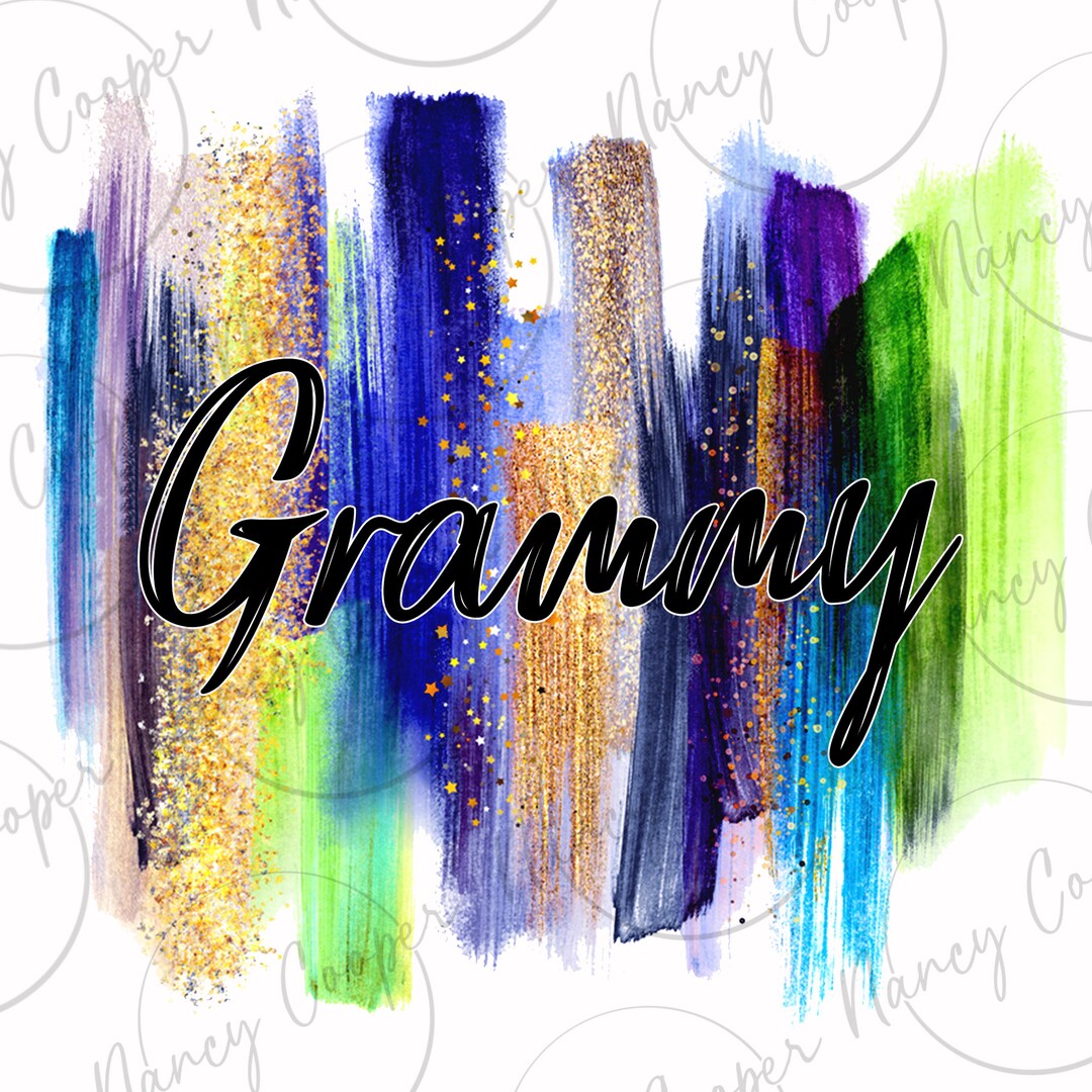 Grammie Brush Png Sublimation Design Download, Grammie Png, Brushstokes ...