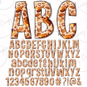 Thanksgiving Alphabet Bundle Png, Fall Png, Fall Doodle Letters Png ...