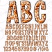 Thanksgiving Alphabet Bundle Png, Fall Png, Fall Doodle Letters Png ...