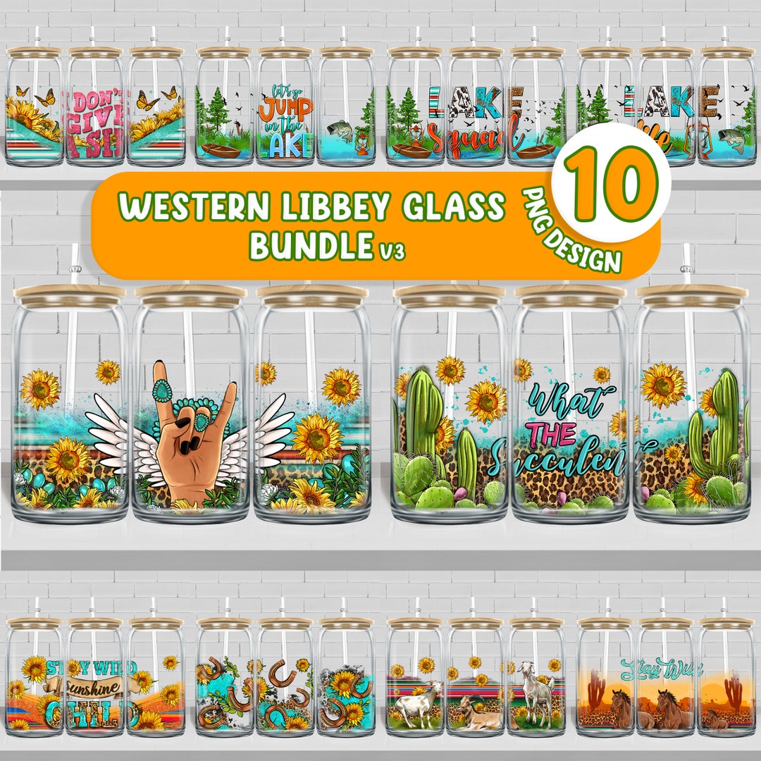 Western 16 Oz Libbey Glass Wrap Bundle V3 Png, Libbey Wrap Png, Libbey ...