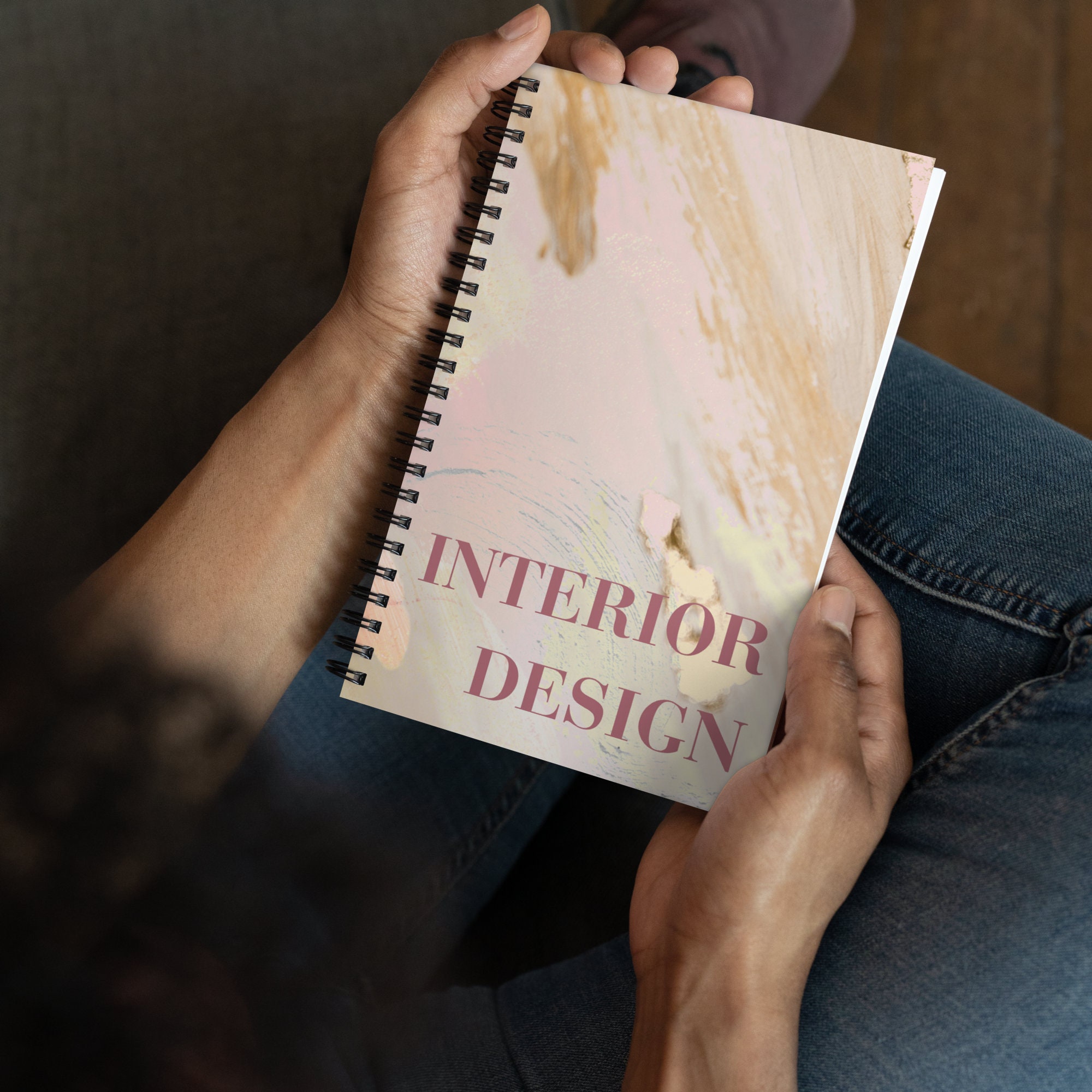 Interior Design Spiral Notebook Dotted Notebook For - Etsy