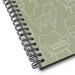 Chair Pattern Spiral Notebook | Dotted Notebook for Designers ...