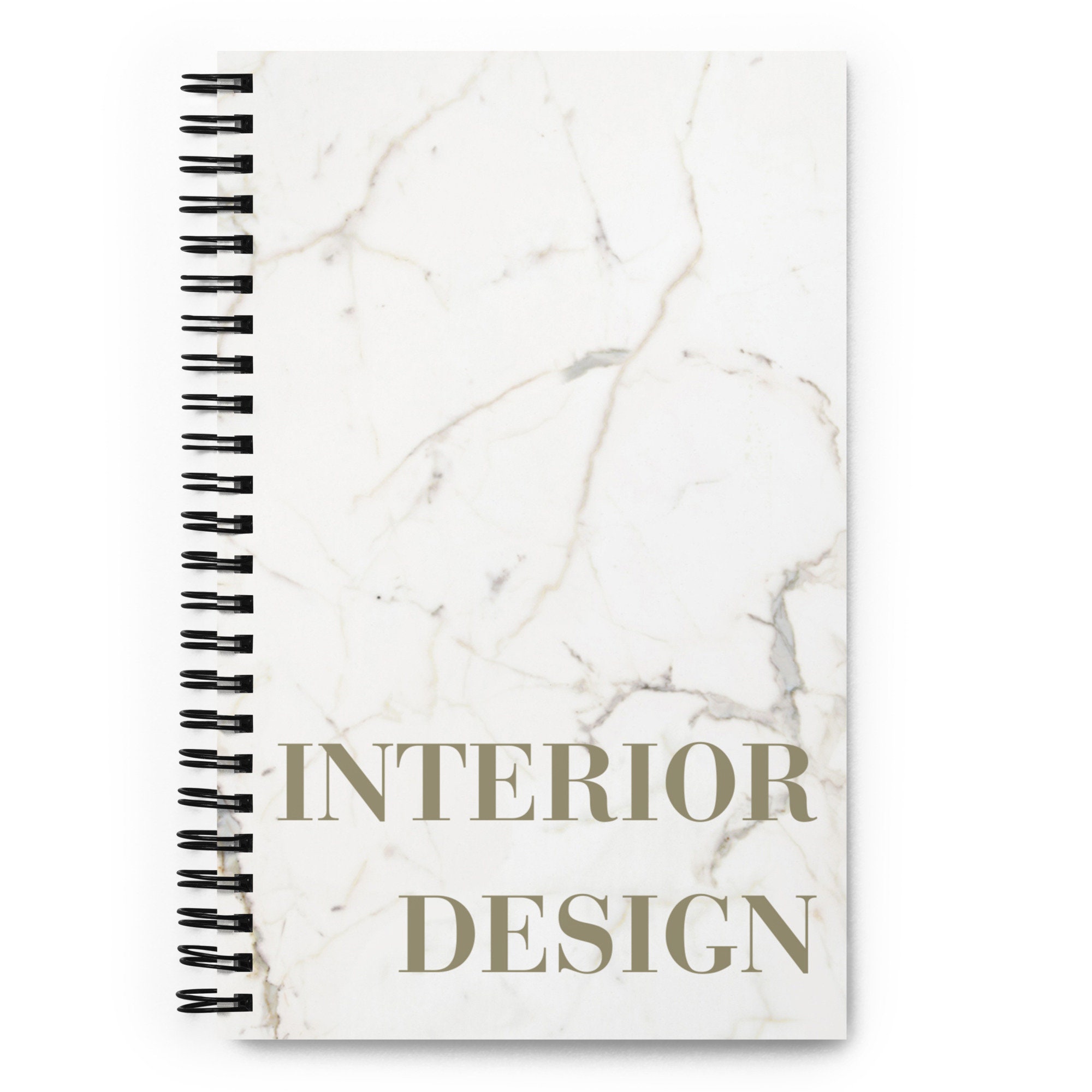 Interior Design Spiral Notebook Dotted Notebook for - Etsy