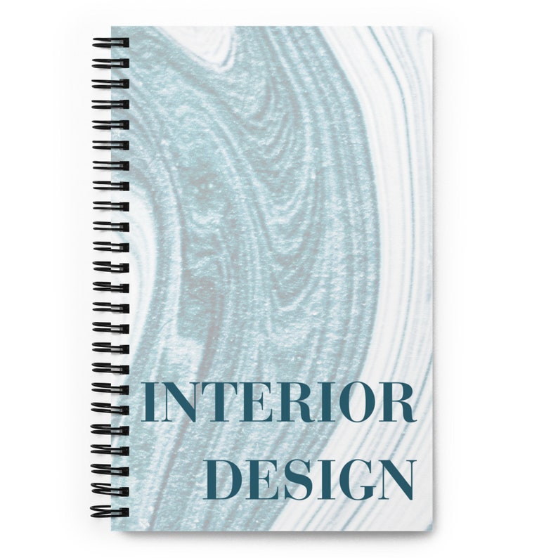 Interior Design Spiral Notebook Dotted Notebook for - Etsy