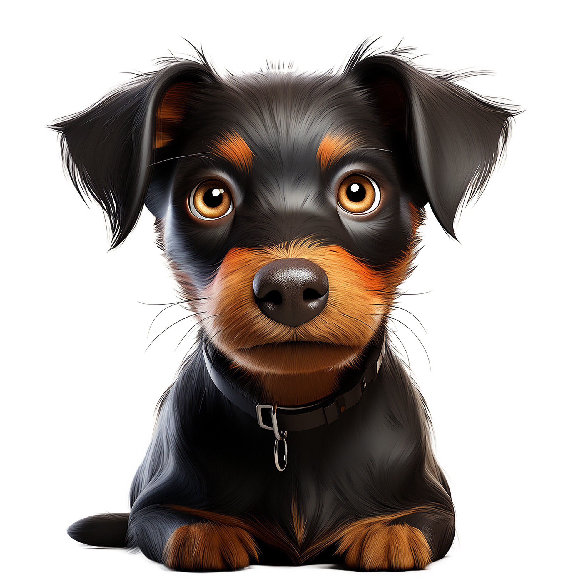 Digital Baby Dog Clipart, Cute Dog Clipart, Baby Dog Clipart, 18 High ...