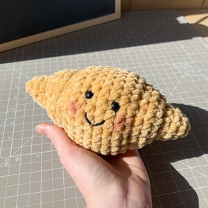 Croissant Crochet PATTERN, English PDF, Crochet Food, Plushie ...