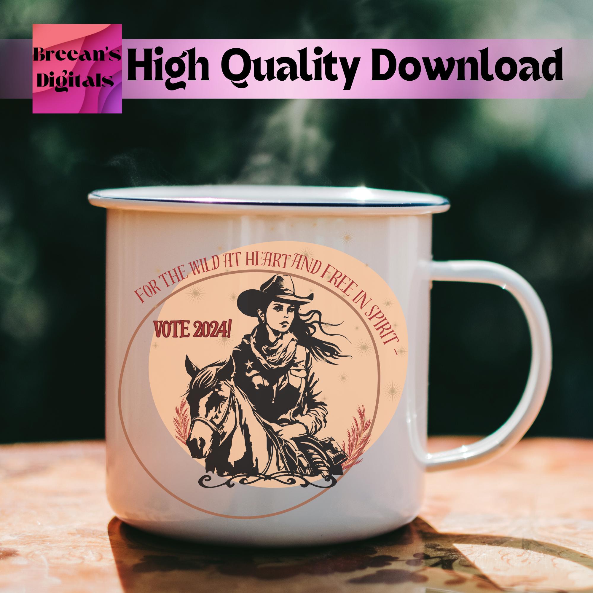 Western Vote PNG SVG Sublimation Instant Download Boho Cowgirl Wild and ...