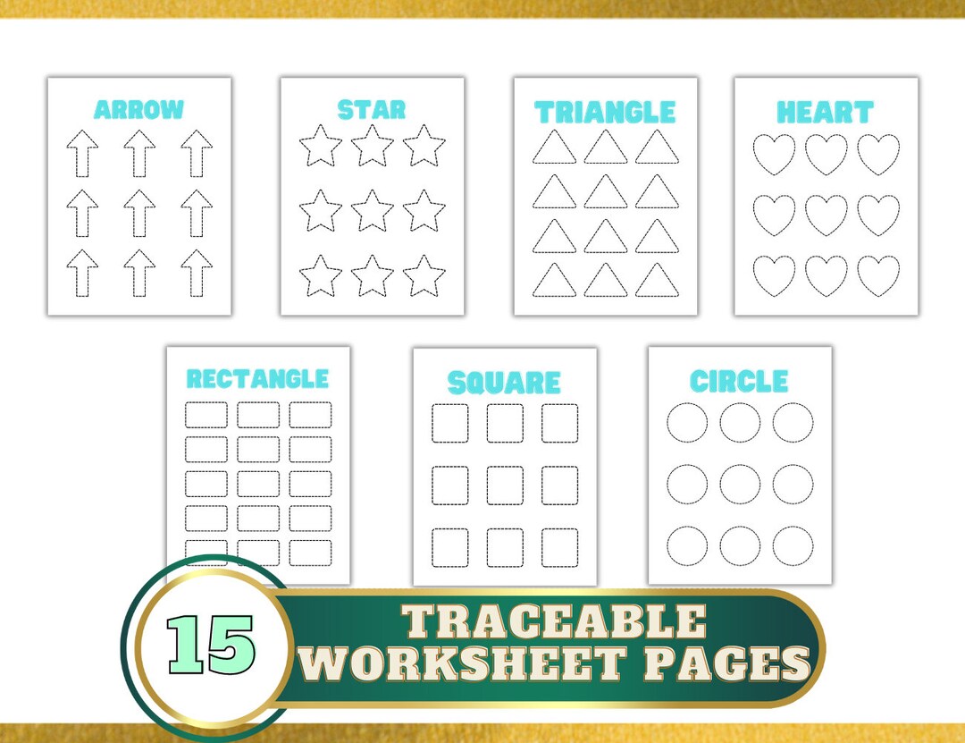 Shapes Worksheets, Printable Worksheet, Worksheet, Preschool Worksheet ...