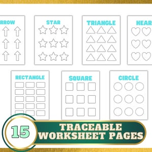 Shapes Worksheets, Printable Worksheet, Worksheet, Preschool Worksheet ...