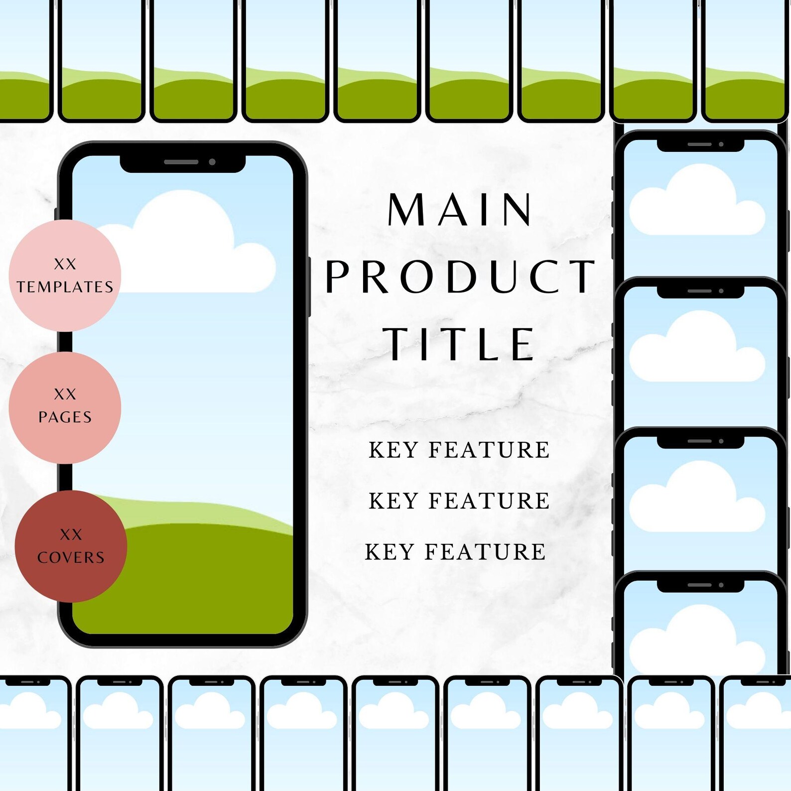 120+ Editable Canva Mockup Templates | Digital Product Mockup Bundle ...