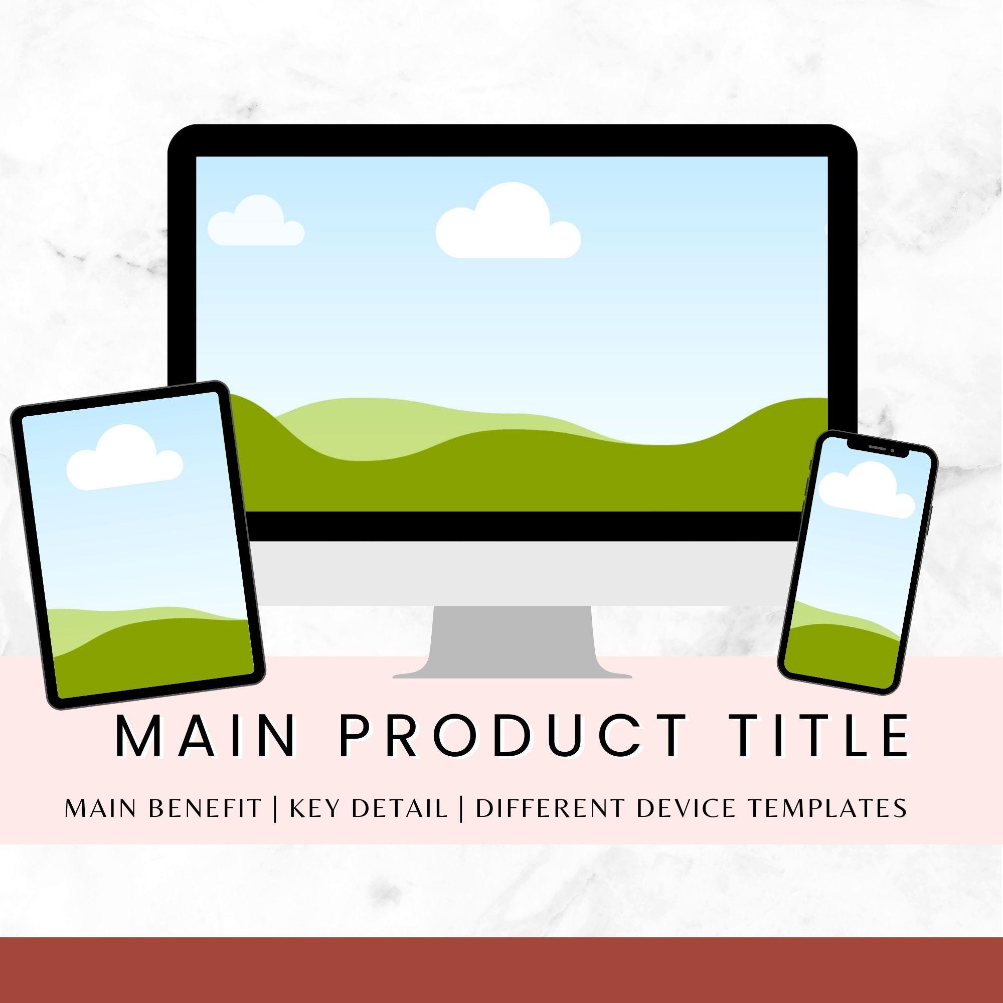 120+ Editable Canva Mockup Templates | Digital Product Mockup Bundle ...