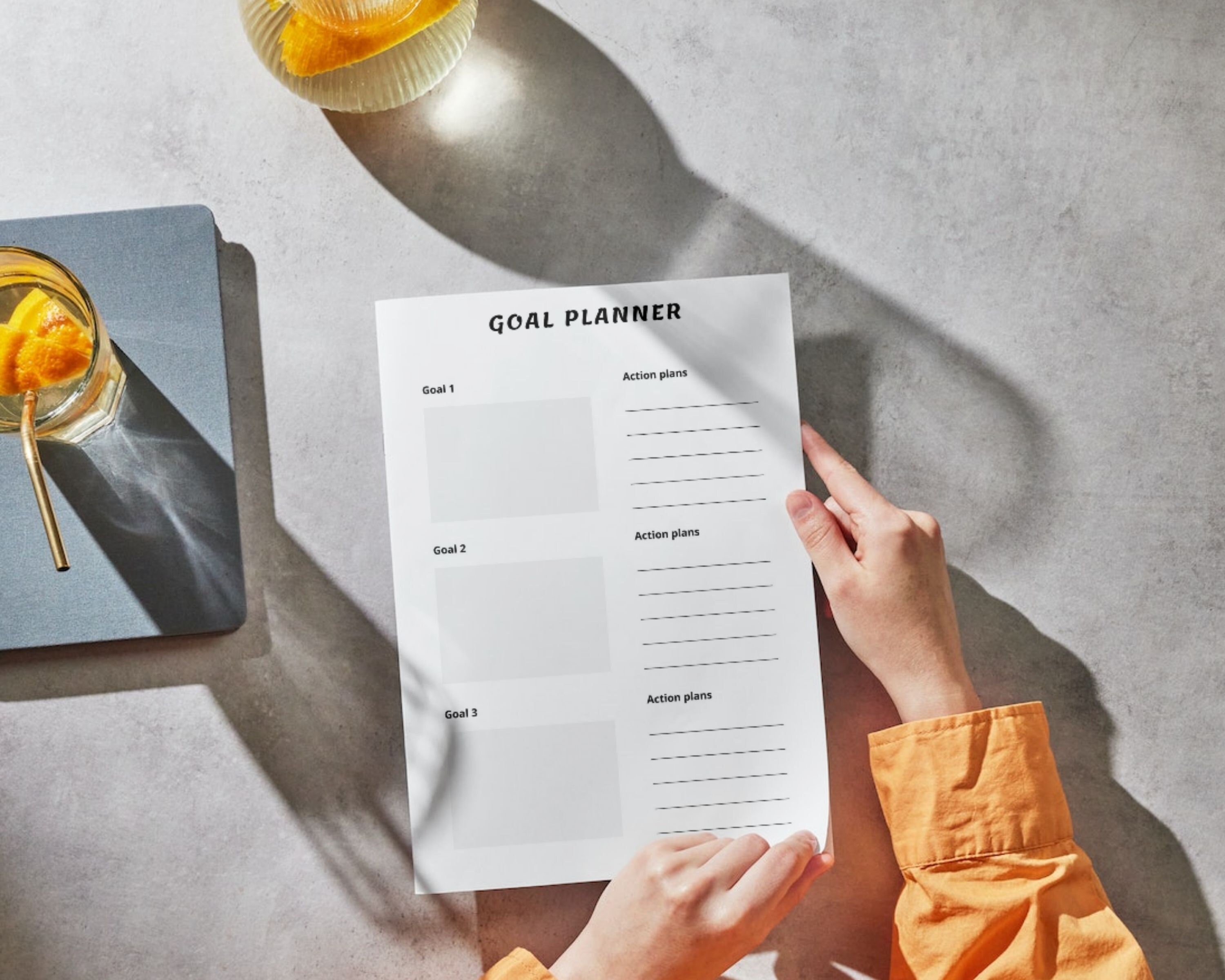 Smart Goal Planning Printable Minimal Personal Development - Etsy