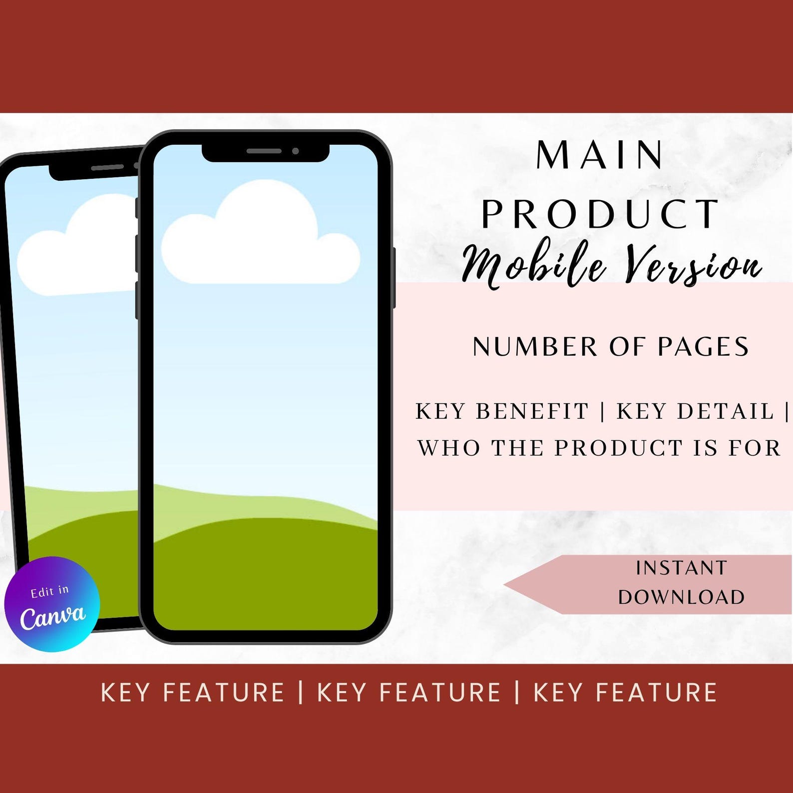 120+ Editable Canva Mockup Templates | Digital Product Mockup Bundle ...