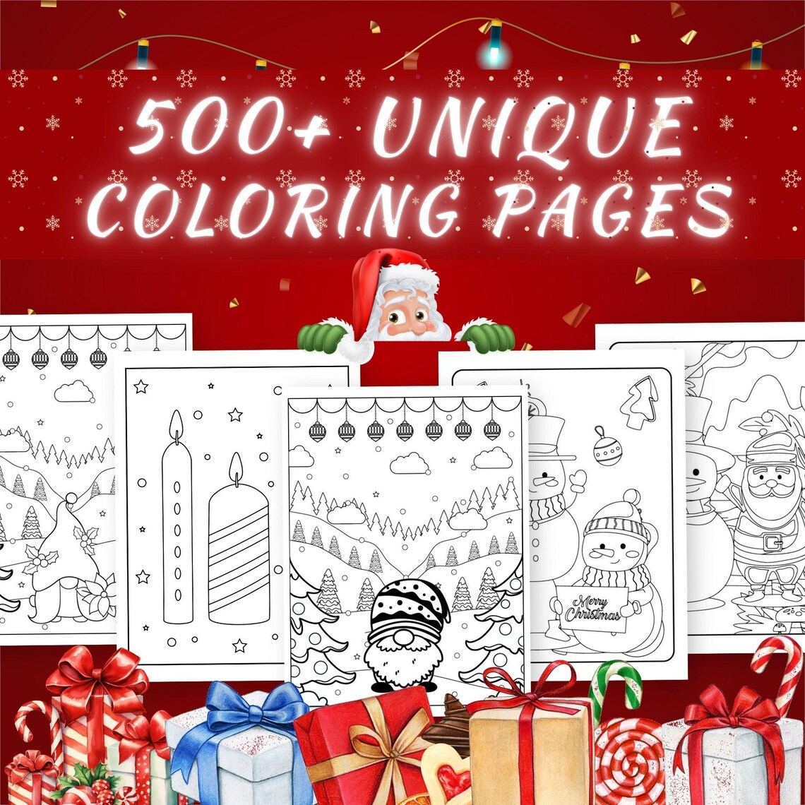 500+ Christmas Coloring Pages , for All Ages, Santa & Winter Wonderland ...