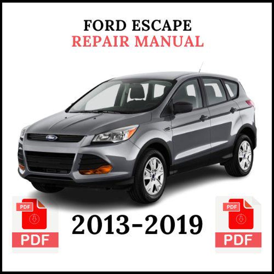 Ford Escape Repair Manual 2013-2019 - Etsy