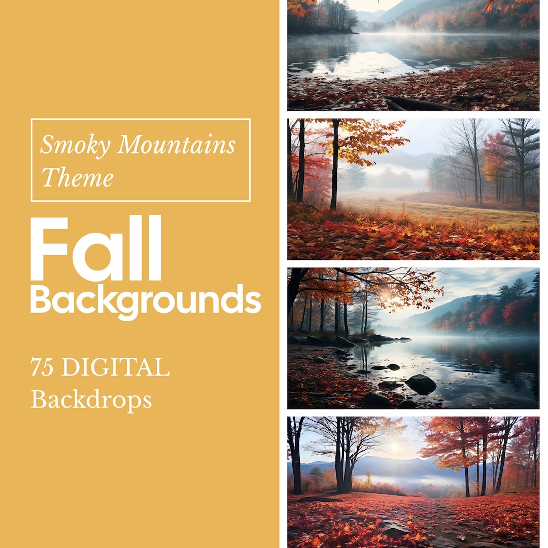 Fall/autumn Themed Backdrops, Digital Photography Bundle of Exterior ...