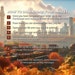 95 Cyberpunk City in Fall Autumn Colors Themed Backdrops, Digital ...