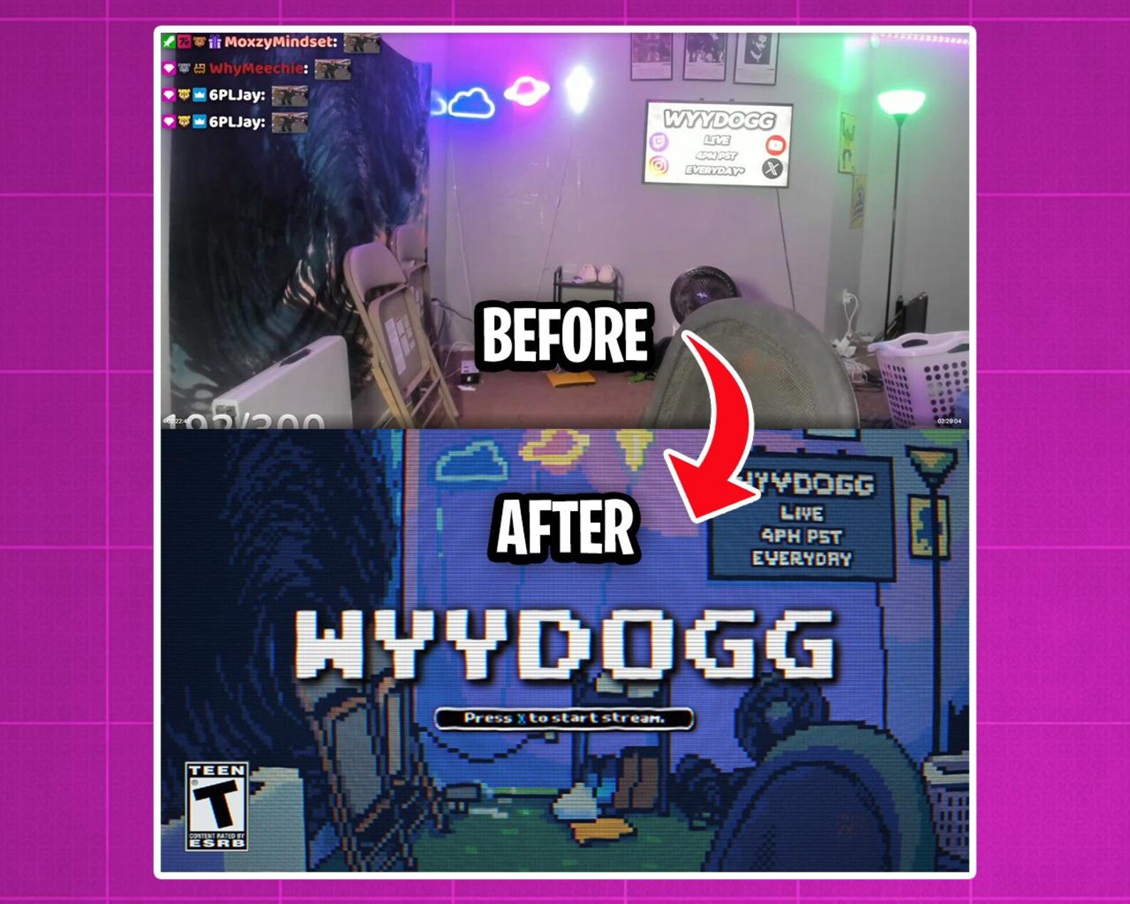Custom Retro Animated Twitch Stream Starting Soon Screen - Etsy
