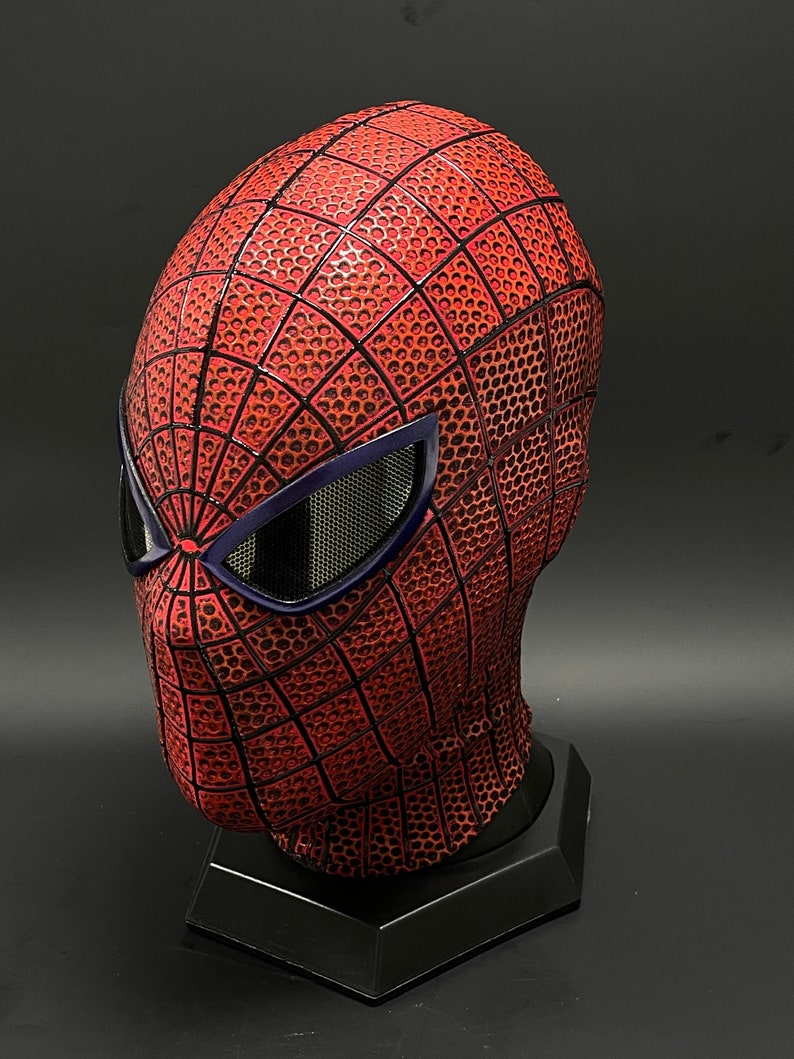 Customized Amazing Spiderman 1 Cosplay Mask With Faceshell And Etsy