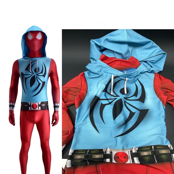 Scarlet Spiderman Costume - Etsy