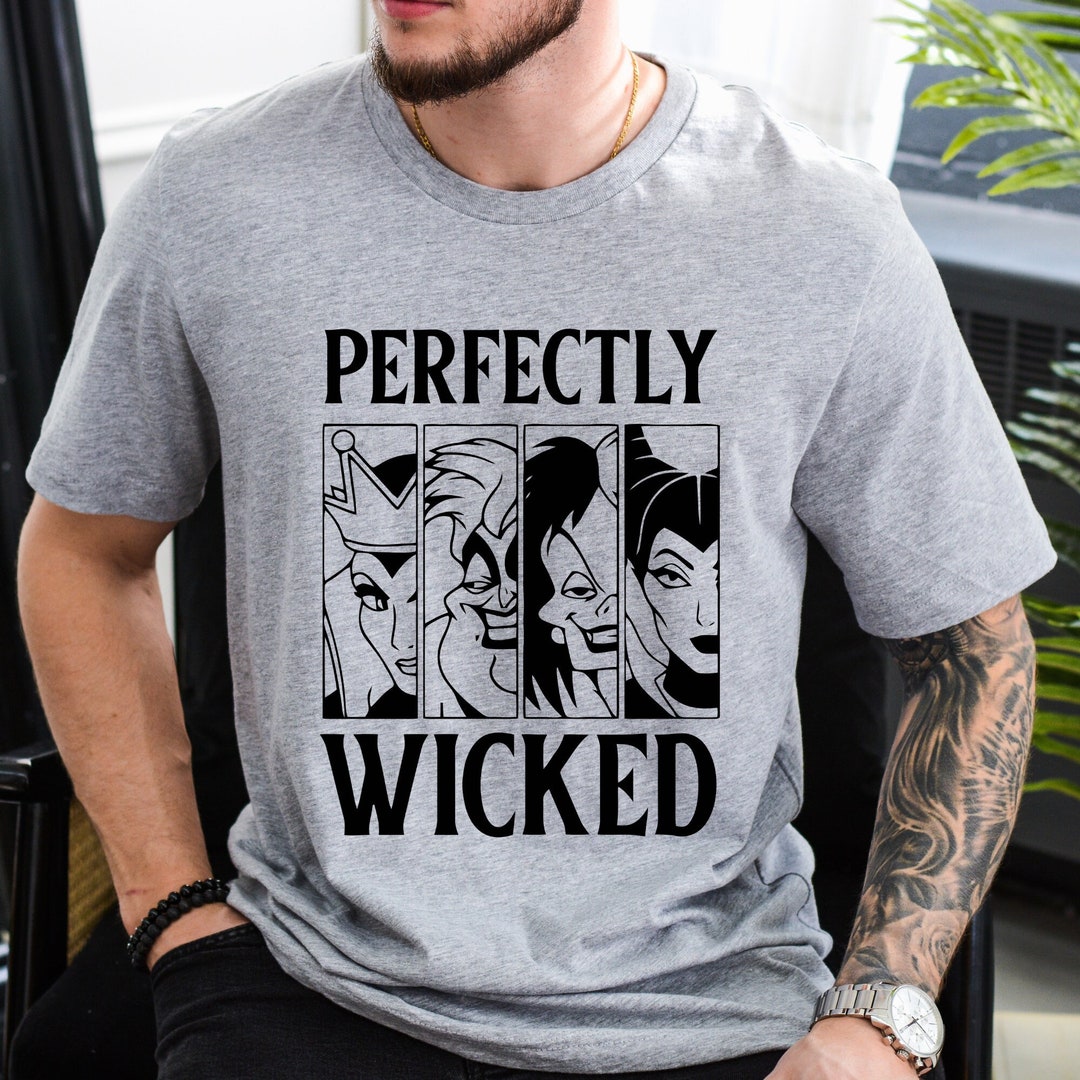 Perfectly Wicked Shirt Disney Halloween Shirt Halloween - Etsy