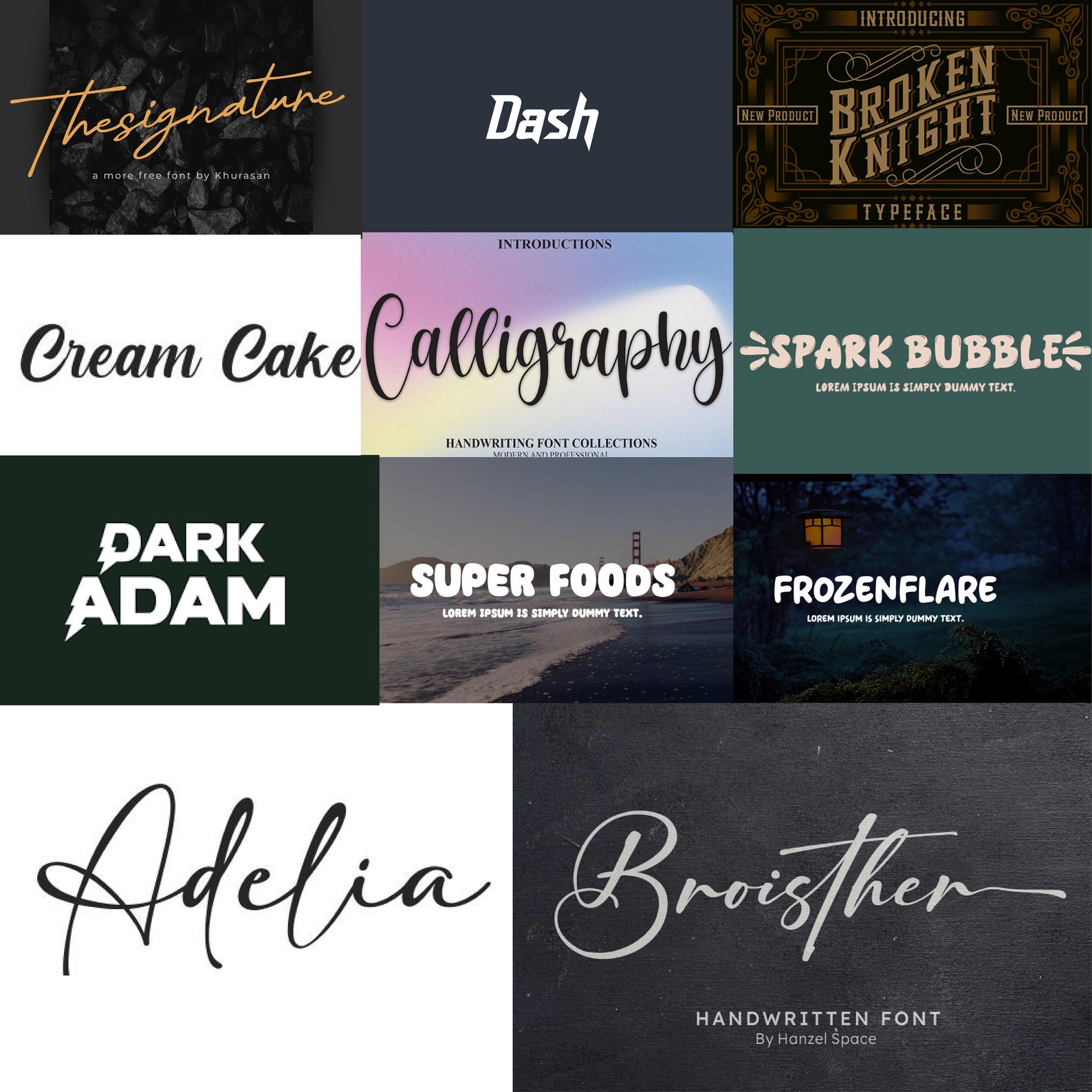 250 Font Bundle Canva Font Script Fonts Digital Fonts Procreate Fonts ...