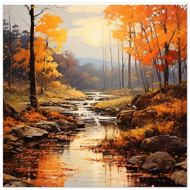 Capturing Autumn Scenery Wall Art Posterscapturing - Etsy
