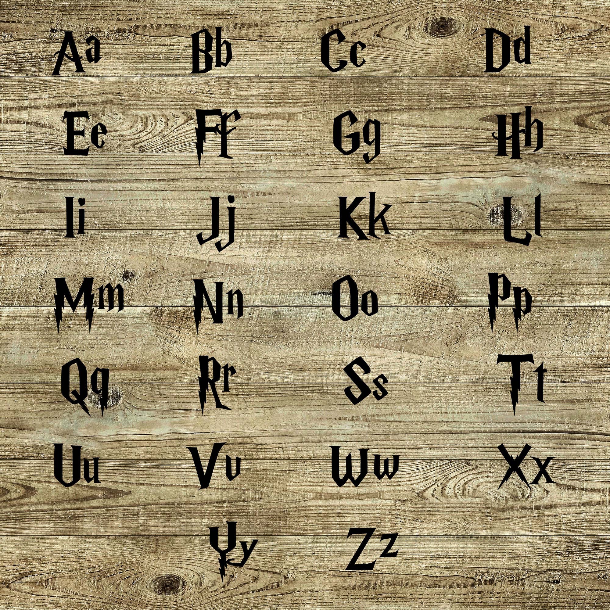 Potter Font Svg Halloween Font Wizard Font SVG PNG Wizard Logo Svg Png ...